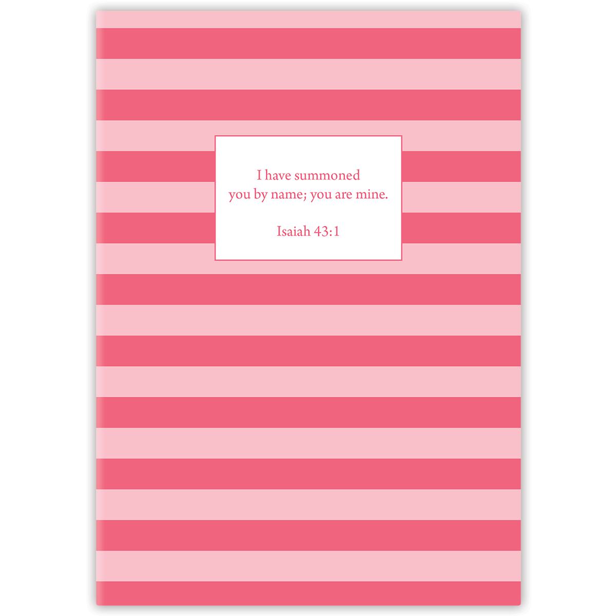 Bible Journal | Mini Kids Pink Stripe | Paper Sunday