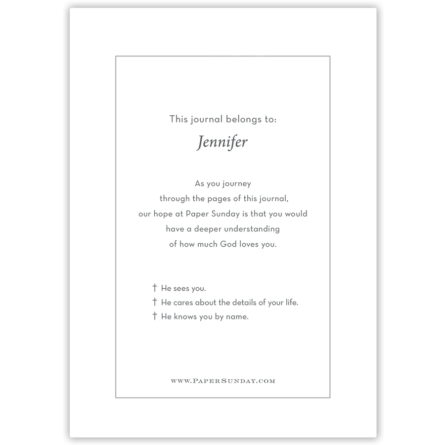 Christian Journal | Mini Abigail by Jenn Thatcher | Paper Sunday