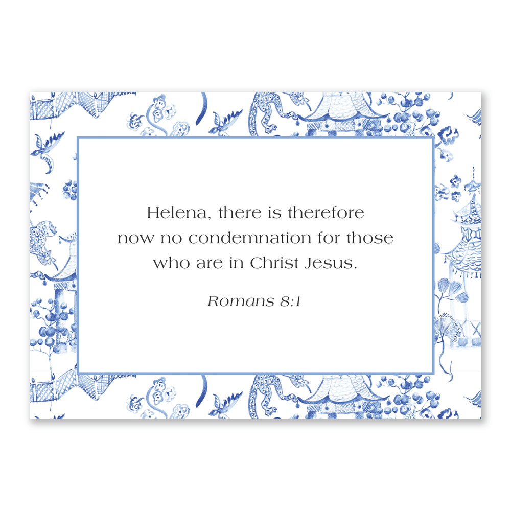 Personalized Bible Verse Cards | Christian Gifts