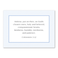 Blue Bible Verse Cards for Women | Personalized Scripture Cards