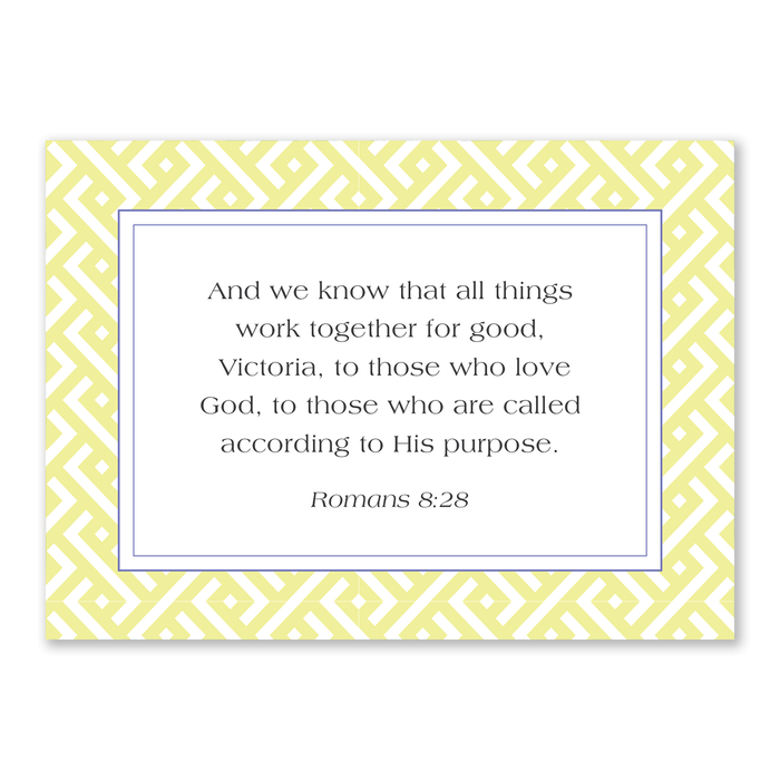 Personalized Bible Verse Cards for Women | Paper Sunday